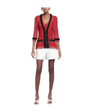 Dolce & Gabbana Multi-colored Lace Coat