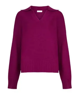Liu Jo V-neck Collared Jumper