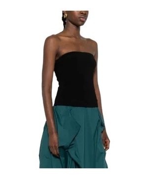 Norma Kamali Strapless Fitted Top