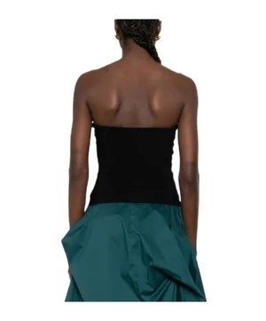 Norma Kamali Strapless Fitted Top