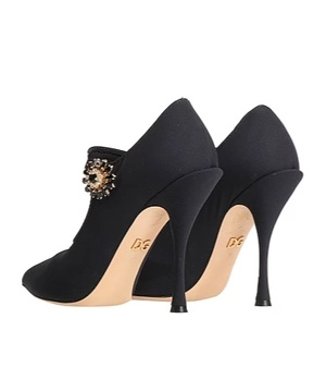 Dolce & Gabbana Pointedtoe Crystal Highheels
