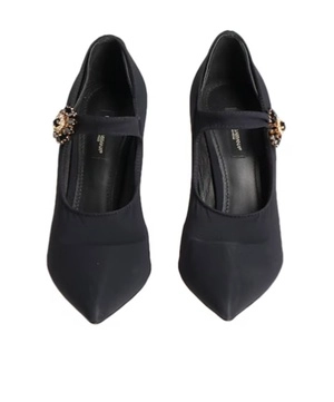 Dolce & Gabbana Pointedtoe Crystal Highheels