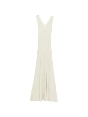 Nanushka Lace Detail Tank Maxi Dress - White