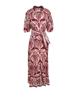 Farm Rio Paisley Print Maxi Dress - Red