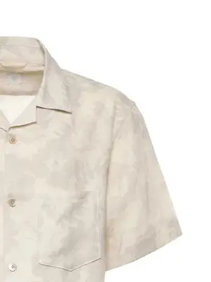 Eleventy Paisley Short-sleeves Shirt