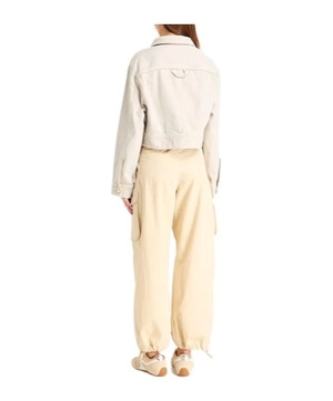 Jacquemus Cropped Denim Jacket With Cutouts