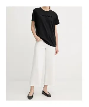 TWINSET Logo Detail T-shirt