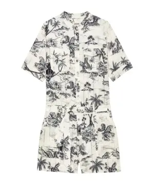Zadig&Voltaire Short-sleeve Printed Jumpsuit