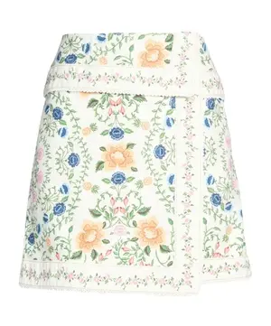 Farm Rio Printed Layered Midi Skirt