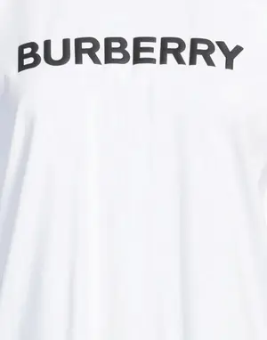 Burberry Printed Short Sleeve T-shirt - White