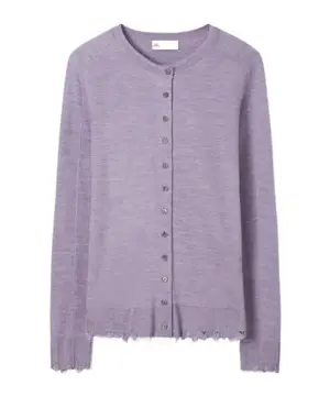 Tory Burch Silk Cardigan With Mother-of-pearl Buttons