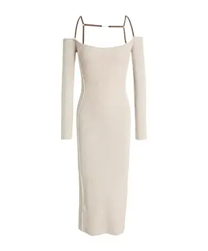 Jacquemus Bodycon Dress - Beige