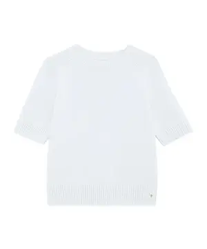 ANINE BING Jackson Short-sleeve Sweater - Mint Green