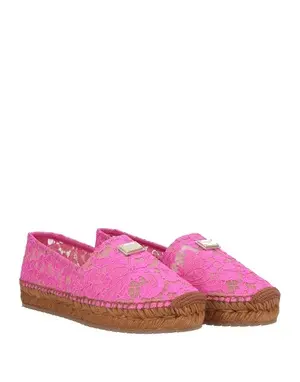 Dolce & Gabbana Lace Espadrilles - Pink