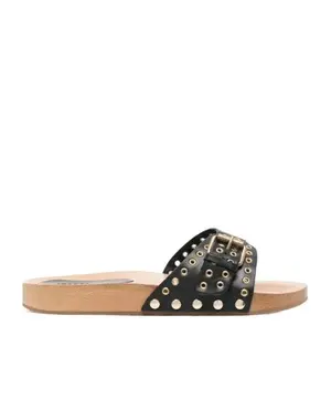 Isabel Marant Étoile Jaso Buckled Clogs - Nude