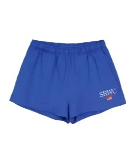 SPORTY  RICH Nautical Disco Elasticated Graphic Shorts