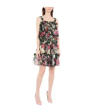 Dolce & Gabbana Floral Print Chiffon Dress