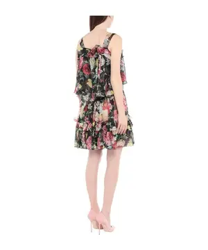 Dolce & Gabbana Floral Print Chiffon Dress