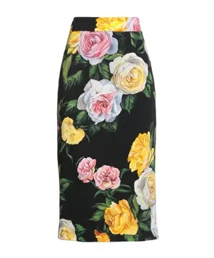 Dolce & Gabbana Floral Pencil Skirt