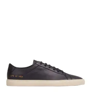 COMMON PROJECTS Round Toe Lace-up Sneakers - Black