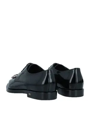 Dolce & Gabbana Solid Color Laced Shoes