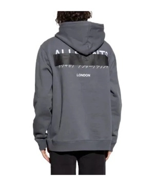 ALLSAINTS Redact Long-sleeve Hoodie - Gray
