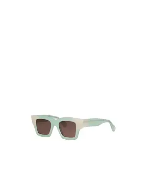 Jacquemus Rectangular Plastic Sunglasses - Green