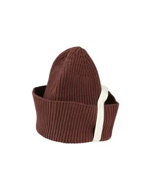 Jacquemus Lightweight Knitted Hat - Brown