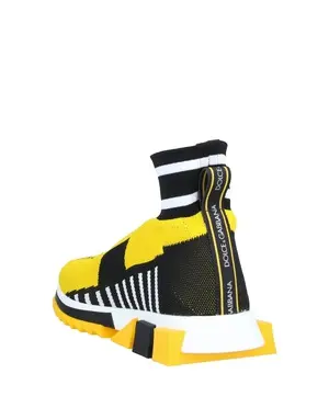 Dolce & Gabbana Letter Print Sock Sneakers