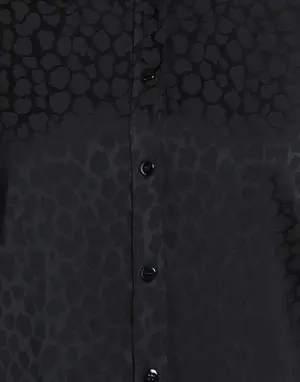 Dolce & Gabbana Leopard-print Satin Jacquard Button-up Shirt