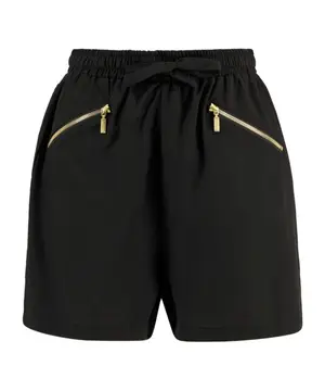 Barbour Elastic Waistband Shorts With Zip Pockets