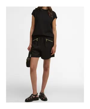 Barbour Elastic Waistband Shorts With Zip Pockets