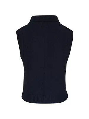 Vince Cable Knit Polo Vest