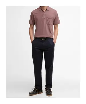 Barbour Short-sleeved Polo Shirt With Patch Pockets