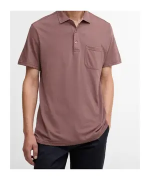 Barbour Short-sleeved Polo Shirt With Patch Pockets