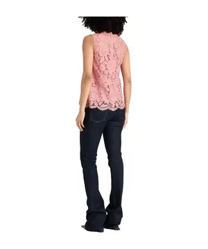 Dolce & Gabbana Solid-colored Lace Sleeveless Top
