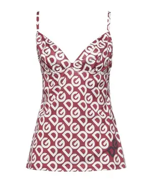 Dolce & Gabbana Printed Vests - Wine Red
