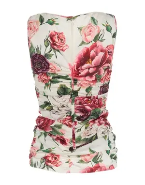 Dolce & Gabbana Sleeveless Floral Print Top