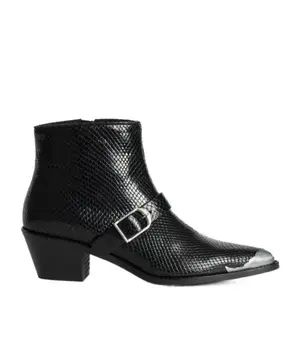 Zadig&Voltaire Tylow Wild Mirror Buckled Cowboy Boots
