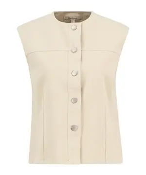 Barbour Barbour Daya Denim Waistcoat Nude