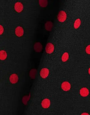 Dolce & Gabbana Polka-dot Sleeveless Knit Top