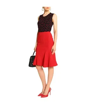 Dolce & Gabbana Polka-dot Sleeveless Knit Top
