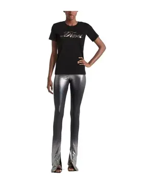DIESEL® Solid Color Printed Short-sleeve T-shirt