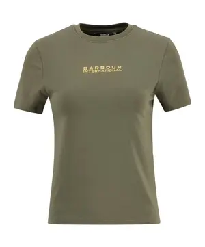 Barbour Logo Crew Neck T-shirt - Green