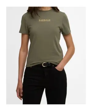 Barbour Logo Crew Neck T-shirt