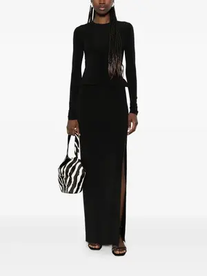 Nanushka Shada Maxi Dress - Black