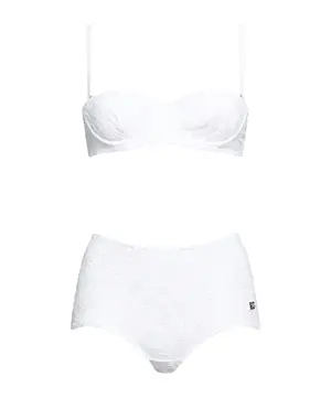 Dolce & Gabbana Strapless Underwire Bikini With High Waisted Bottoms