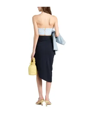 Jacquemus Asymmetrical Solid-color Mini Skirt
