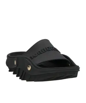 Burberry Simple Plastic Slippers - Black