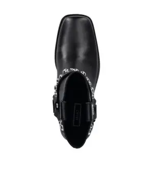 Liu Jo Studded Strap Block Heel Boots